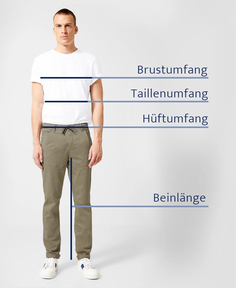 Conseils de taille pour hommes de Street One MEN